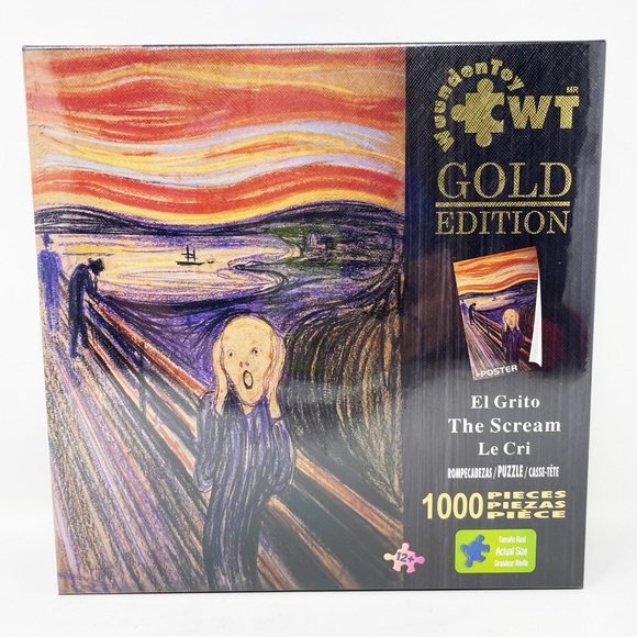 wuundentoy | Games | The Scream Edvard Munch Puzzle Poster Halloween ...